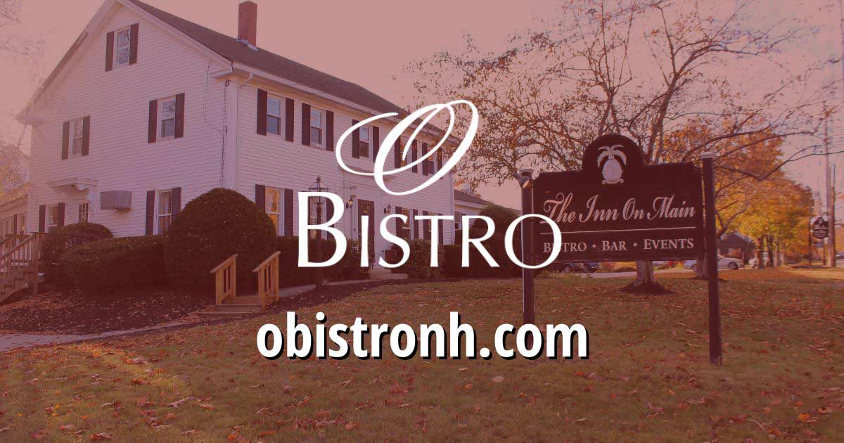 Dinner Menu – O Bistro – Wolfeboro – New Hampshire